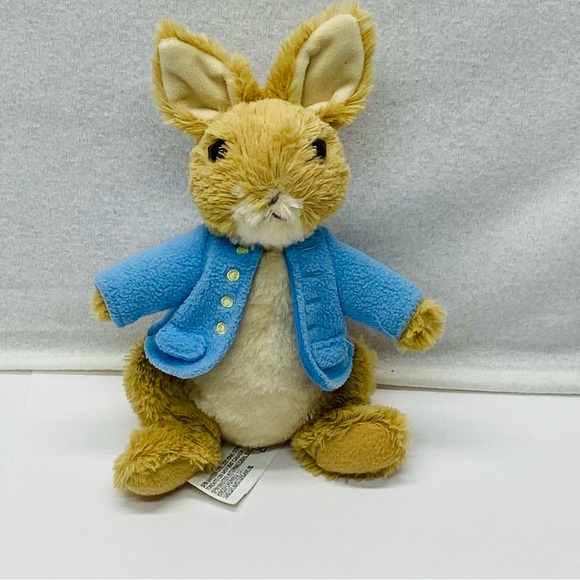 Gund | Toys | Gund Peter Rabbit Plush Beatrix Potter Beige Bunny Blue ...